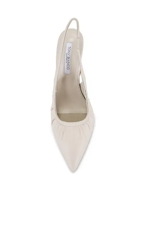 Tony Bianco Anne Leather Slingback Pumps In Dove - 44% Off