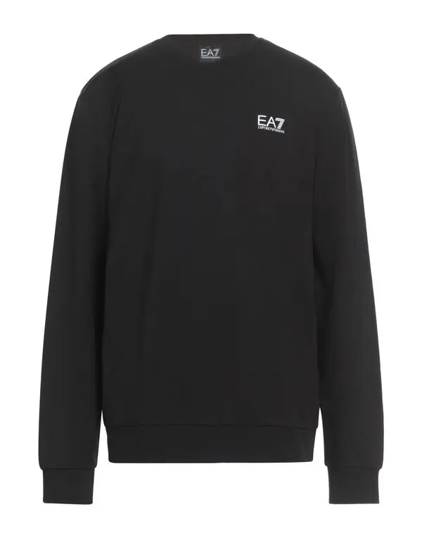 EA7 Cotton Sweatshirt - Black
