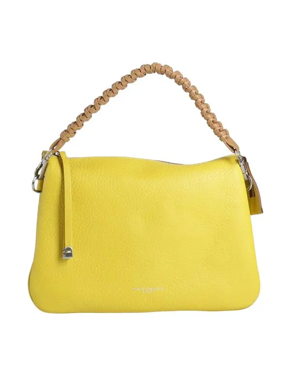 GIANNI CHIARINI Leather Handbag - Yellow