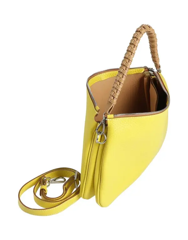 GIANNI CHIARINI Leather Handbag - Yellow