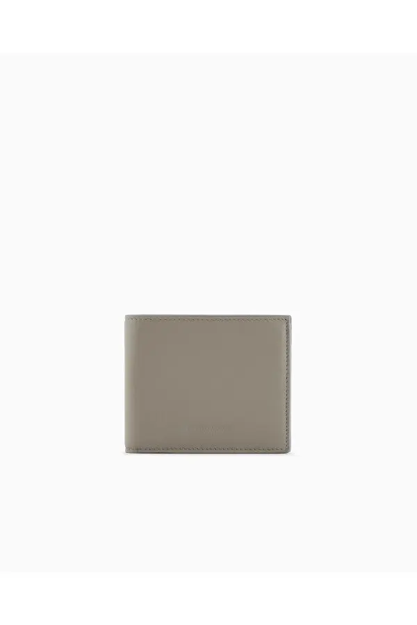 Giorgio Armani Nappa-leather Bifold Wallet - Beige
