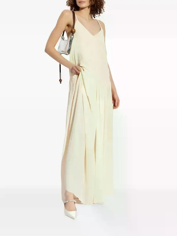 FORTE_FORTE Pleat-detail Maxi Dress