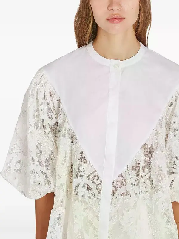 Giambattista Valli Embroidered Lace Blouse