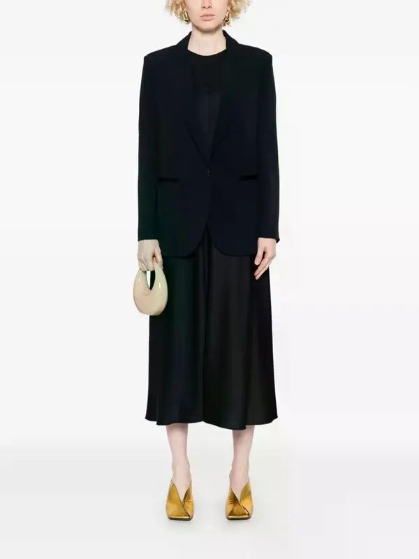 FORTE_FORTE Crepe Blazer - Blue