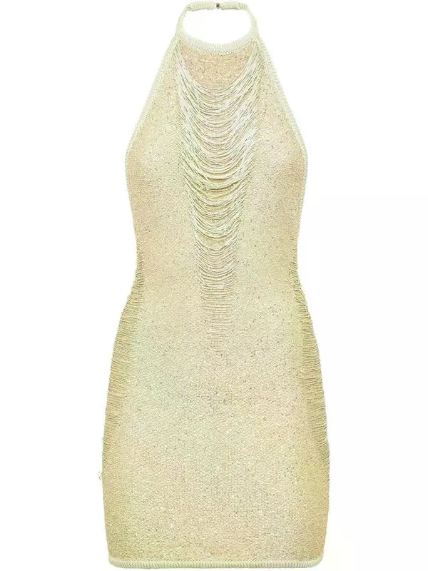 Philipp Plein Sequin-embellished Mini Dress - Pink