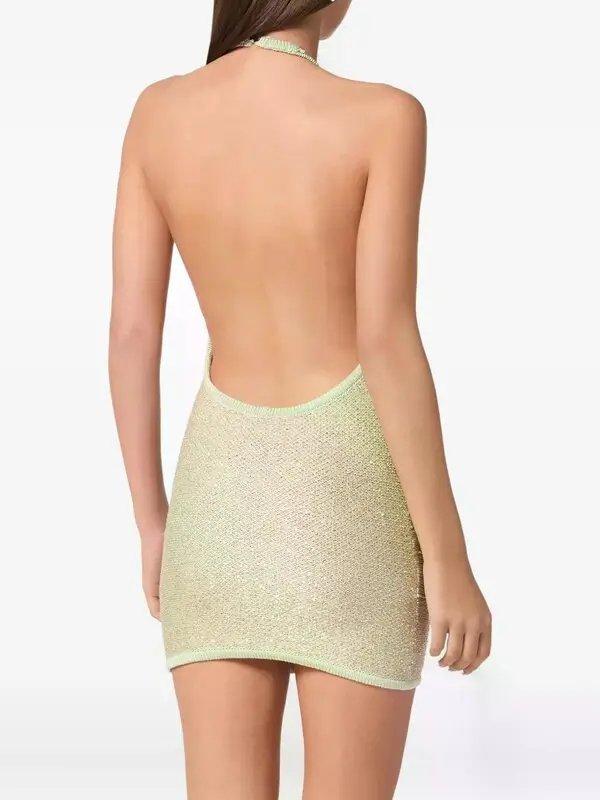 Philipp Plein Sequin-embellished Mini Dress - Pink