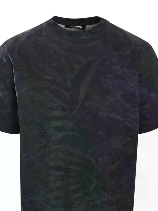 Roberto Cavalli Laminated Zebra T-shirt