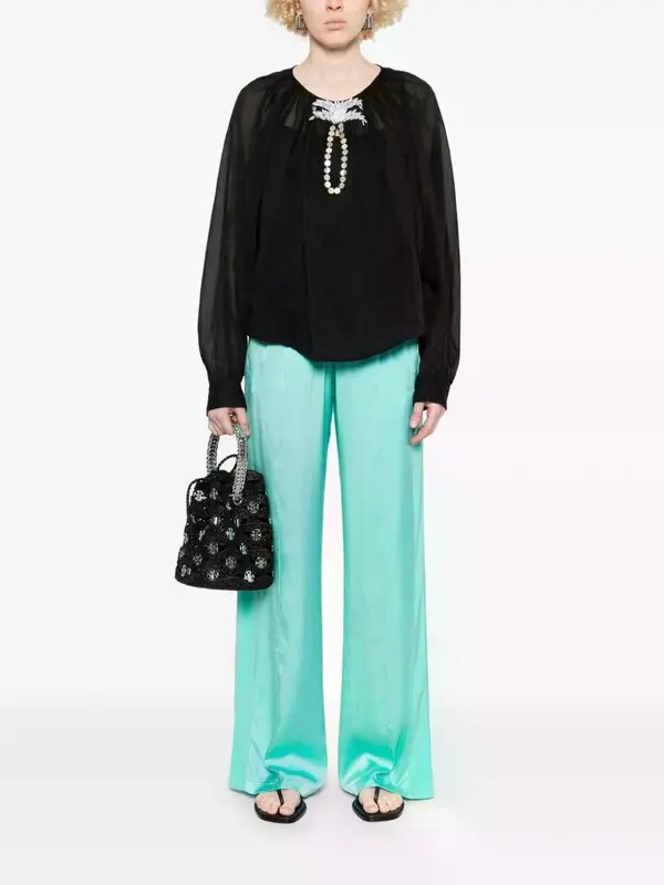 FORTE_FORTE Bead-embellished Blouse