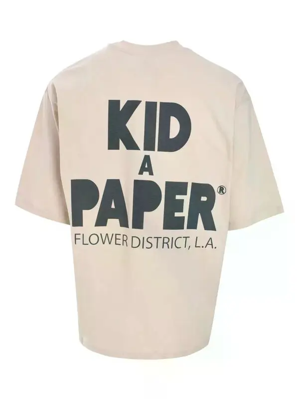 A PAPER KID Logo Cotton T-shirt