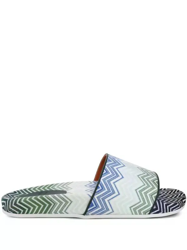 Missoni Leon Slides - Green