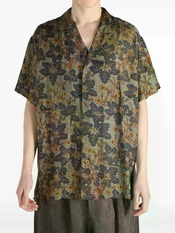 UMA WANG Floral-print Shirt