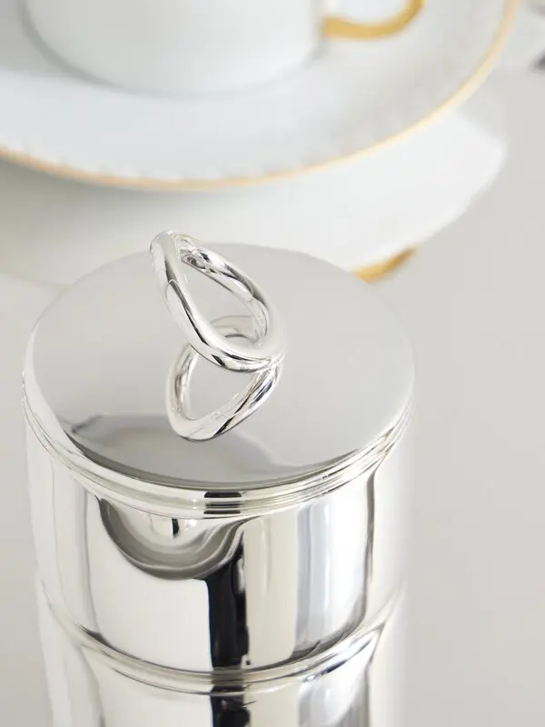 Christofle Vertigo -plated Sugar Bowl