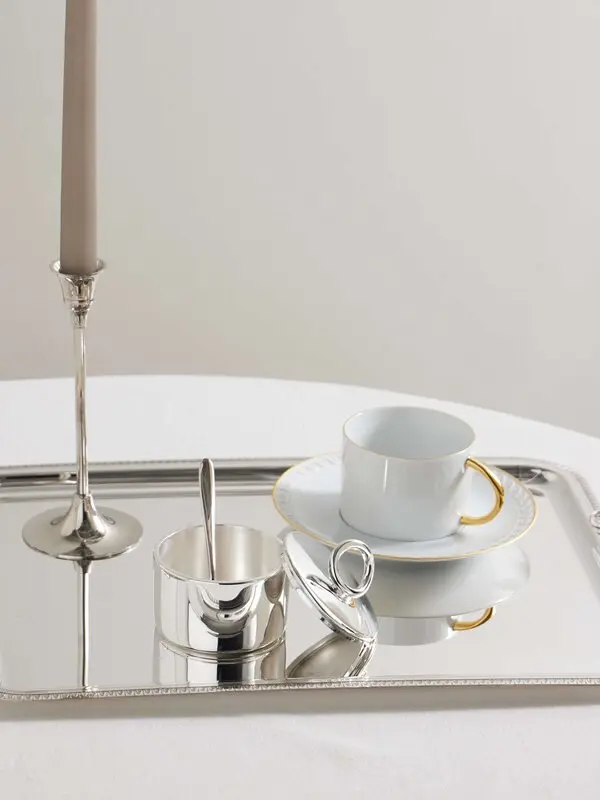 Christofle Vertigo -plated Sugar Bowl