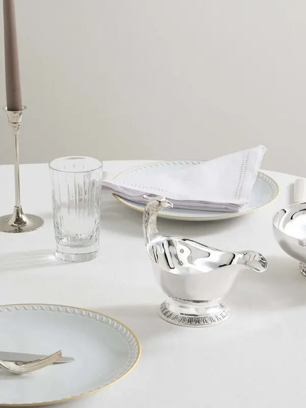 Christofle Malmaison Large -plated Gravy Boat