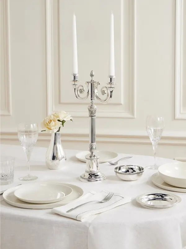 Christofle Malmaison -plated Candle Holder