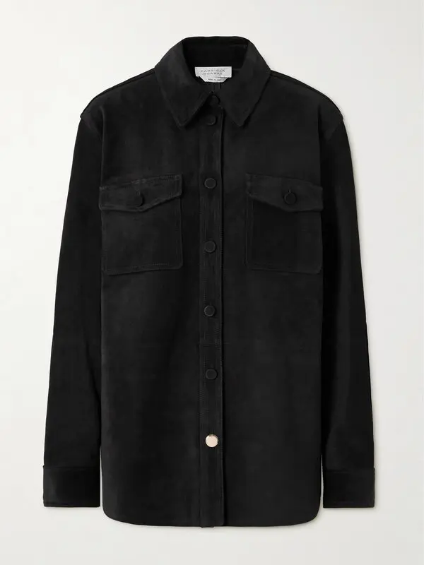 Gabriela Hearst Irene Suede Shirt