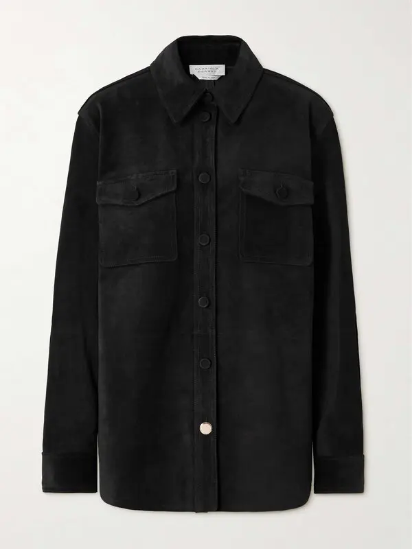 Gabriela Hearst Irene Suede Shirt