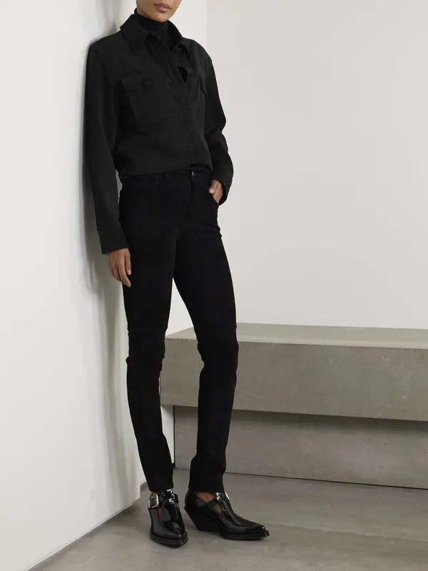 Gabriela Hearst Irene Suede Shirt