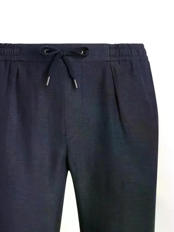 Ralph Lauren Purple Label Drawstring Trousers - Blue