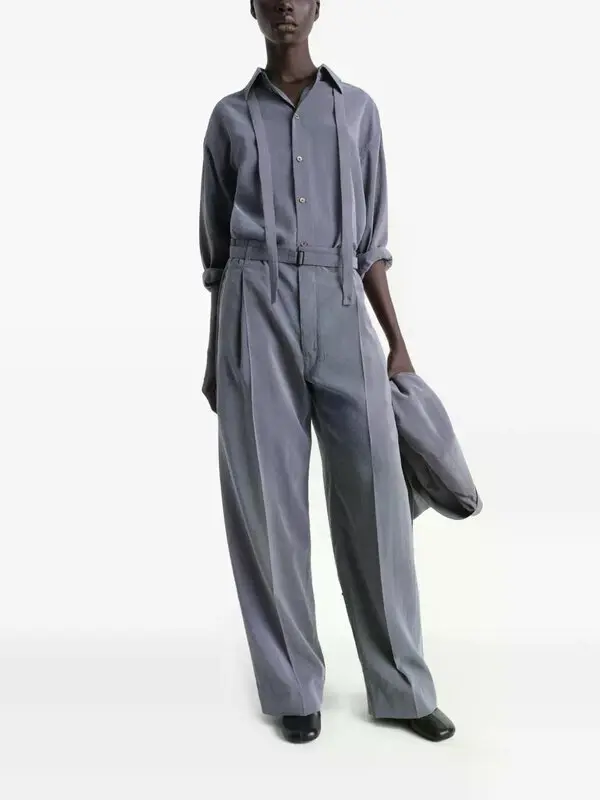 LEMAIRE Belted Silk Pants