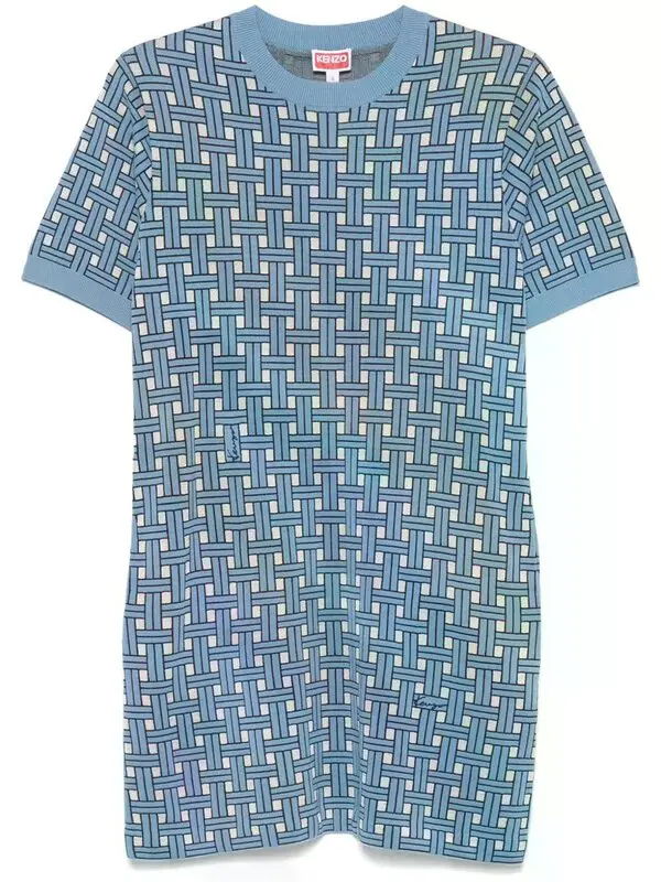 Kenzo Weave Mini Dress