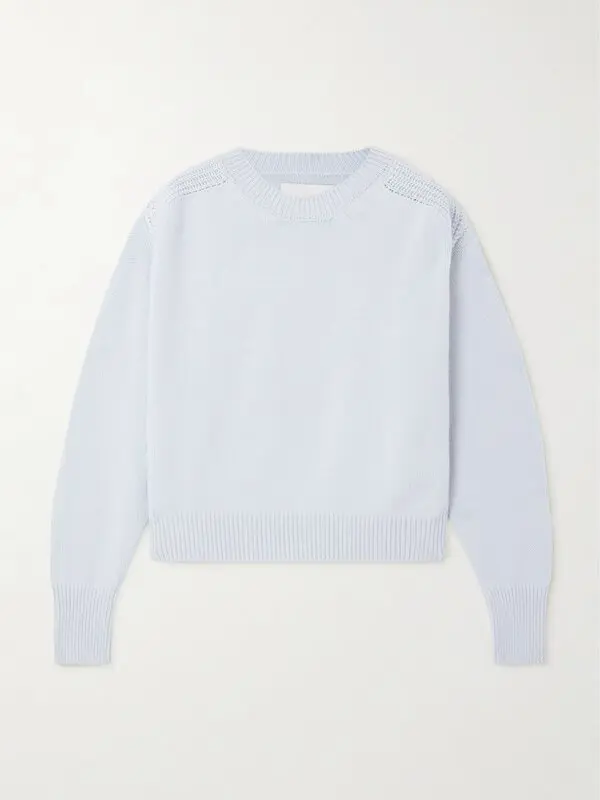 Sasuphi Cashmere Crewneck Sweater - Blue