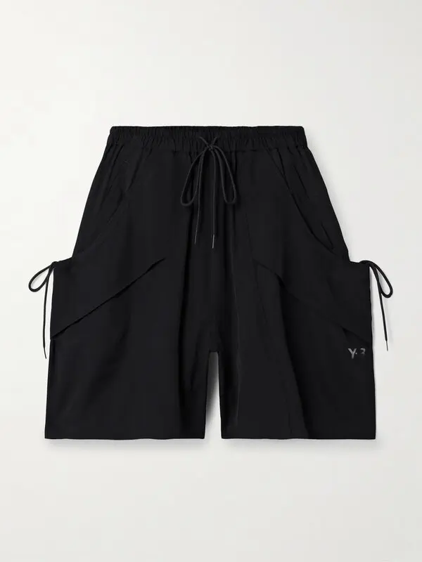Adidas Originals By Alexander Wang Y-3 Twill Shorts - Black