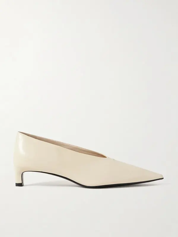 JIL SANDER Leather Pumps - Neutrals