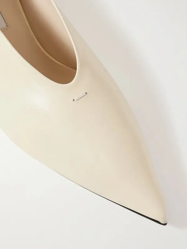 JIL SANDER Leather Pumps - Neutrals
