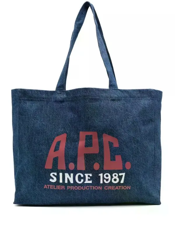 A.p.c. Diane Carpenter Tote Bag - Blue