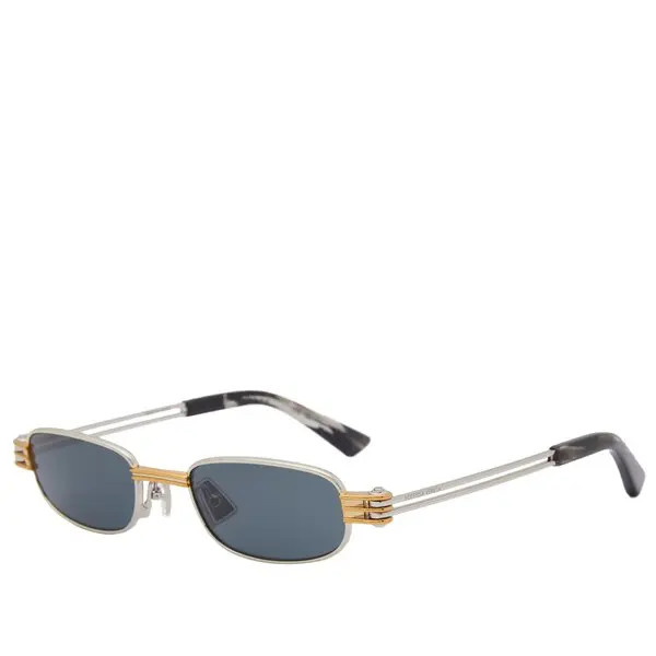 Bottega Veneta Bv1381s Sunglasses - Silver/blue