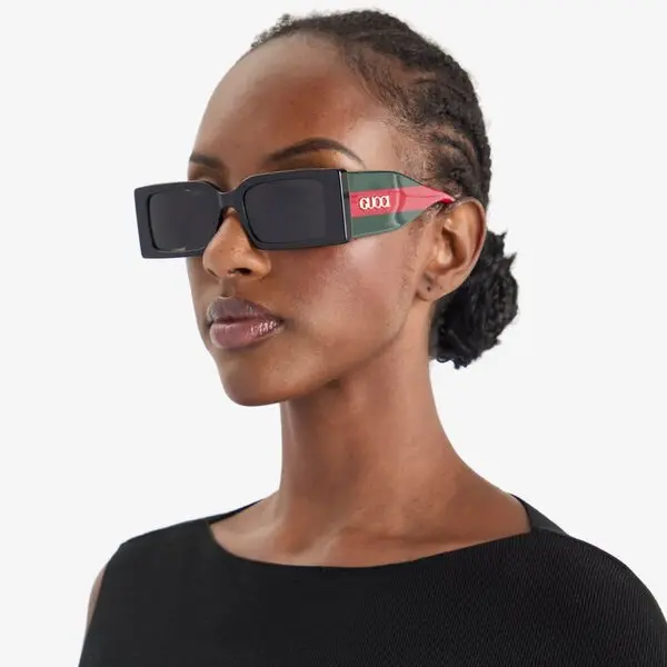 Gucci Gg1860s Sunglasses - Black/Grey | Editorialist display picture 3
