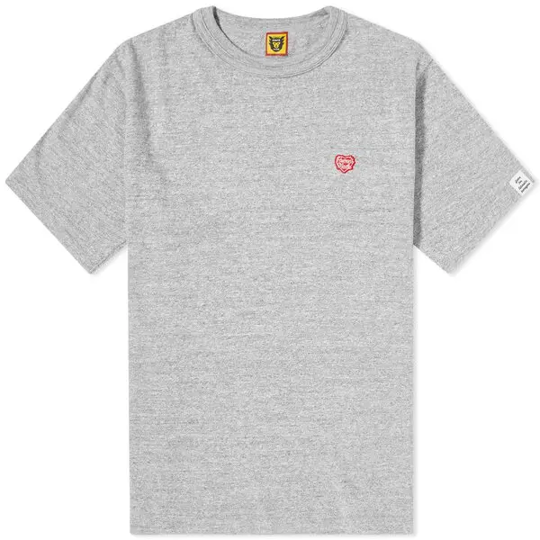 Human Made Heart Badge T-Shirt In Grey - 25% Off | Editorialist