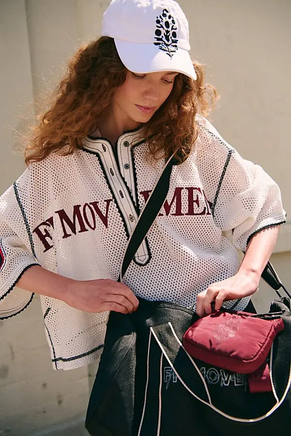 Free People Camp Out Tee - Ivory Combo