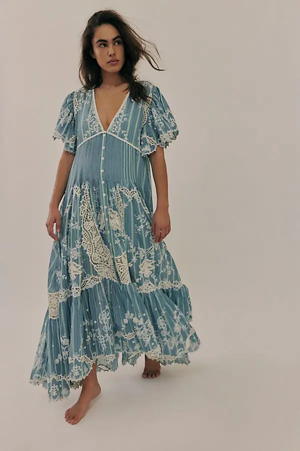chinese dress ladies Free People Butterfly Babe Midi Dress