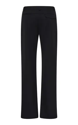 ST. AGNI Splice Paneled Wool-blend Pants