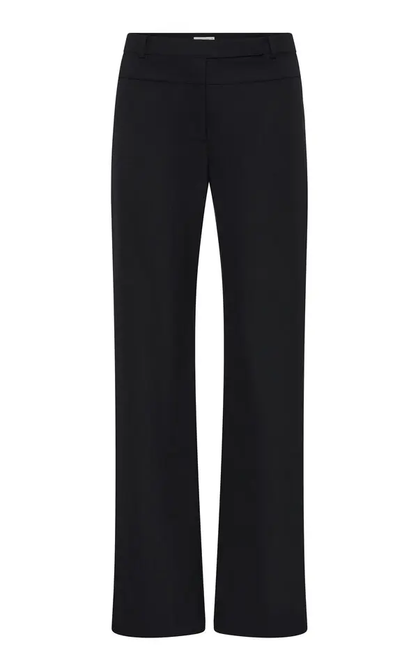 ST. AGNI Splice Paneled Wool-blend Pants