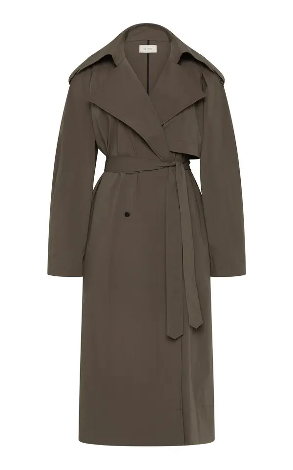 ST. AGNI Relaxed Cotton-blend Trench Coat