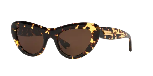 Bottega Veneta Tortoise Frame Sunglasses - Brown