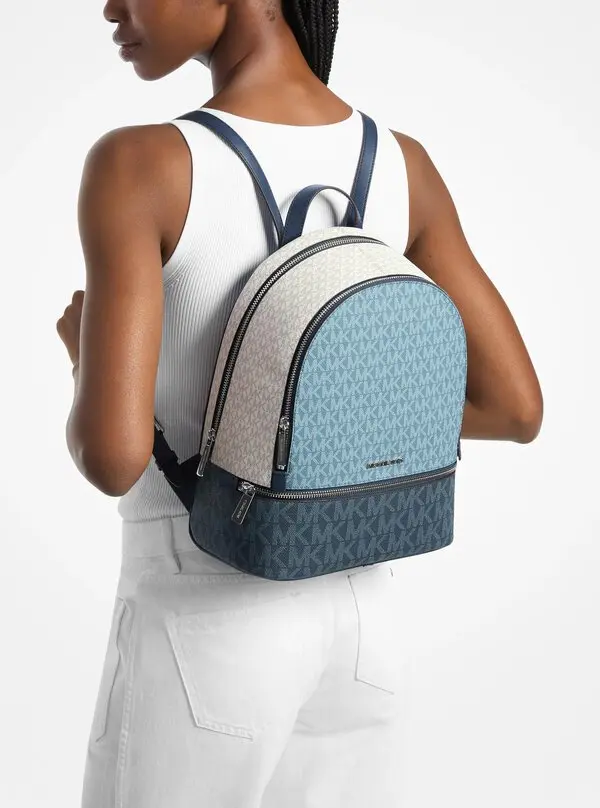 Michael Kors Rhea Medium Backpack - Blue