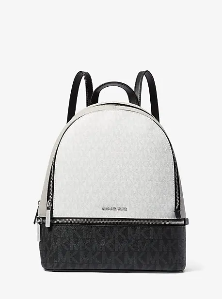 Michael Kors Rhea Medium Backpack - White