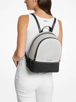 Michael Kors Rhea Medium Backpack - White
