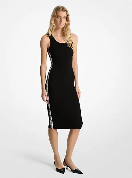 princess polly baby blue dress Miss Selfridge ribbed bodycon cami midi dress in black