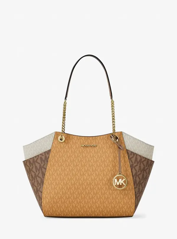 Michael Kors Jet Set Large Logo Tote Bag - Yellow