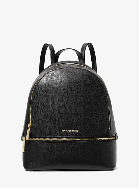 Michael Kors Rhea Medium Backpack Black 67% Off Editorialist