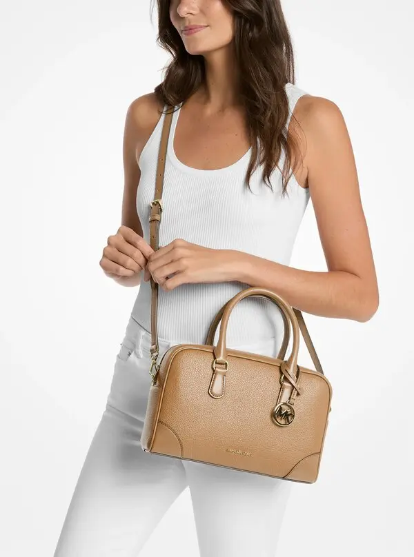Michael Kors Thompson Pebbled Leather Satchel