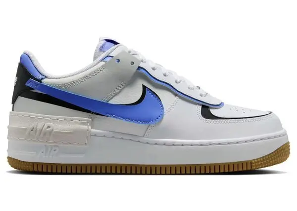 Nike Air Force 1 Low Shadow Royal Pulse Sneakers - White/black/photon Dust