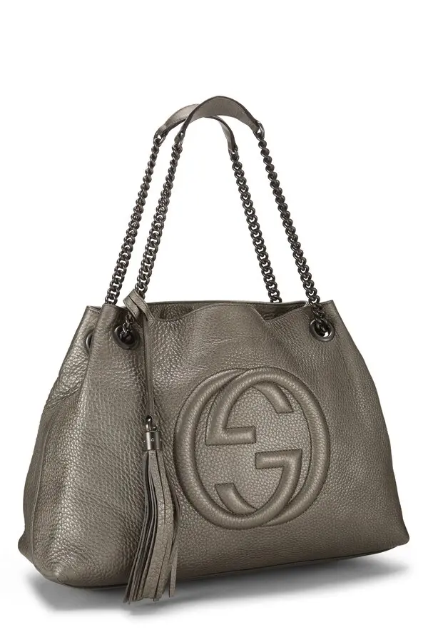 Gucci Leather Soho Chain Tote