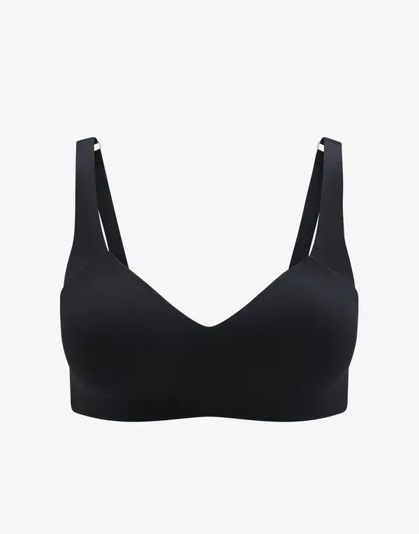 THIRDLOVE Comfortstretch Smoothing Wireless Bra - Black