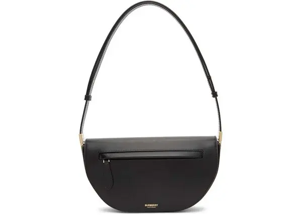 Burberry Olympia Leather Bag - Black